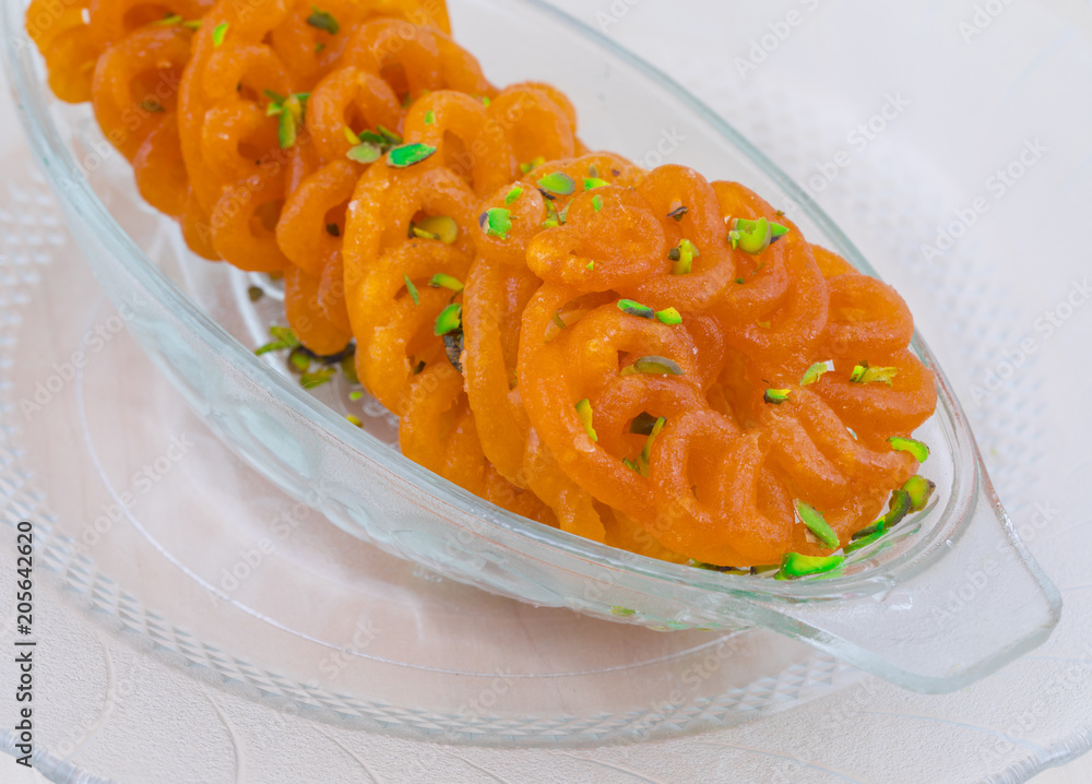 Indian Traditional Sweet Imarti Also Know as Amriti, Omriti, Jahangir ...