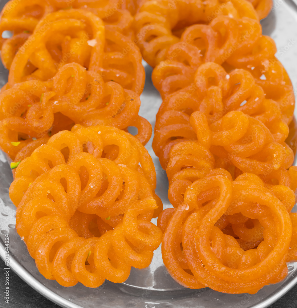 Indian Traditional Sweet Imarti Also Know as Amriti, Omriti, Jahangir ...