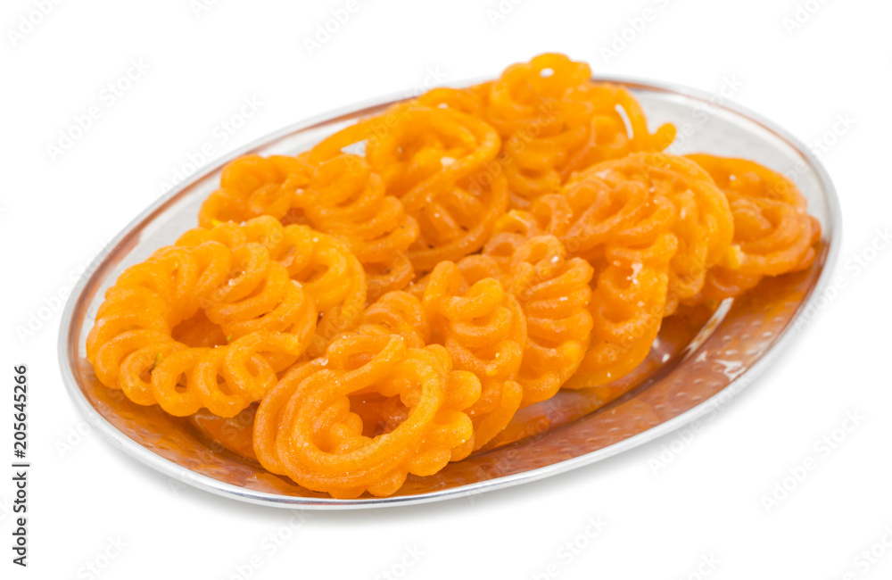 Indian Sweet Food Imarti Also Know as Amriti, Omriti, Jahangir, Jalebi ...