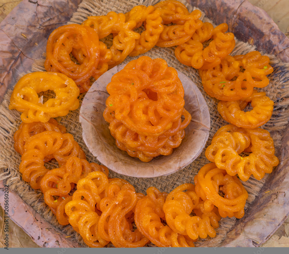 Indian Traditional Sweet Imarti Also Know as Amriti, Omriti, Jahangir ...