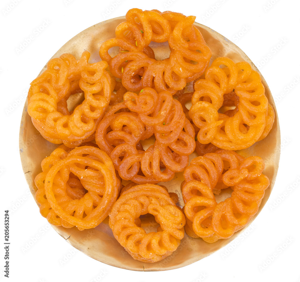 Indian Sweet Food Imarti Also Know as Amriti, Omriti, Jahangir, Jalebi ...