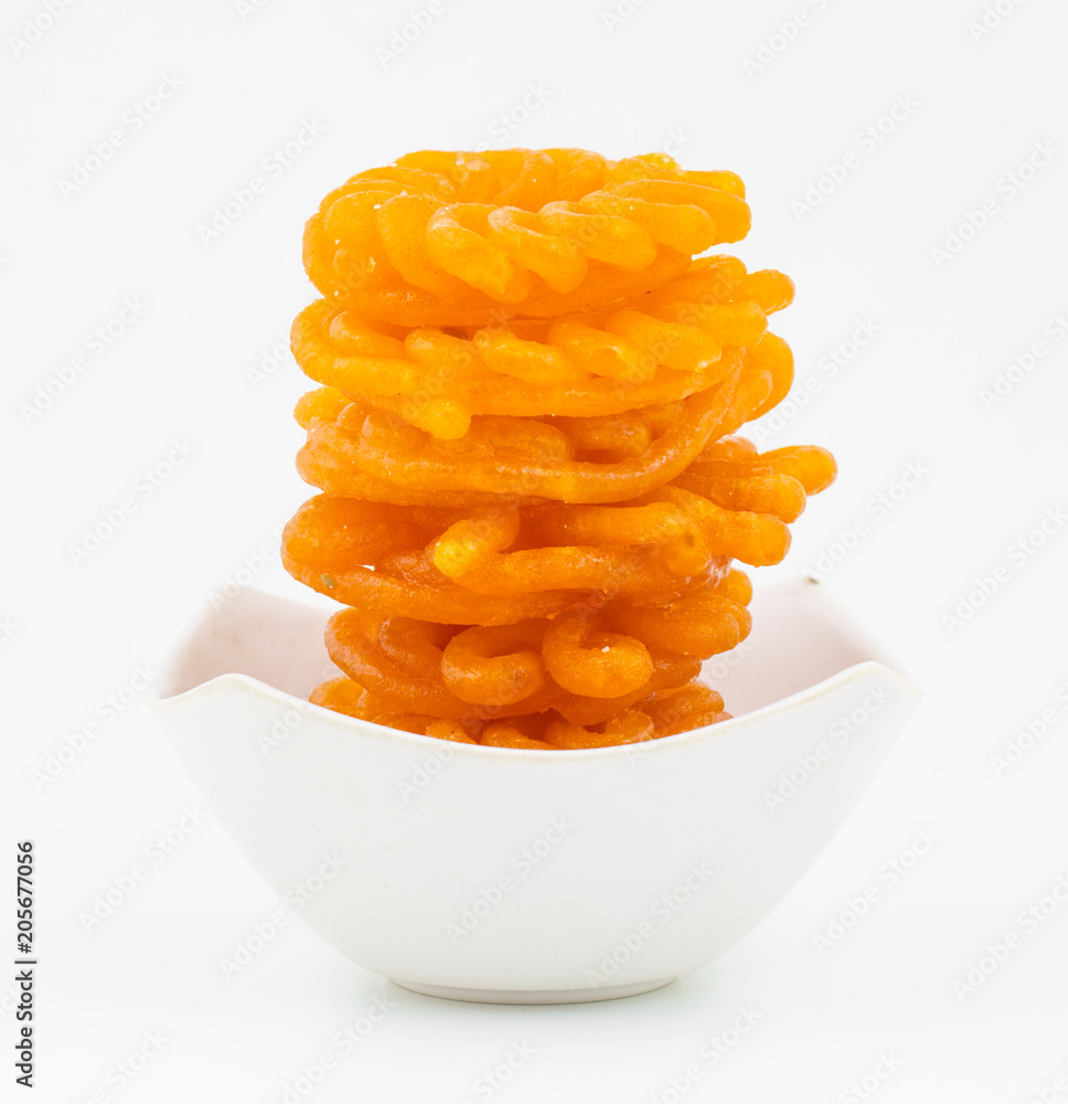 Indian Sweet Food Imarti Also Know as Amriti, Omriti, Jahangir, Jalebi ...