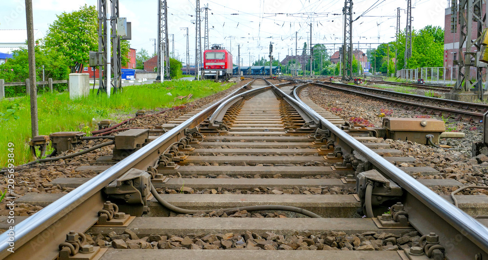 Bahngleise Stock-Foto | Adobe Stock