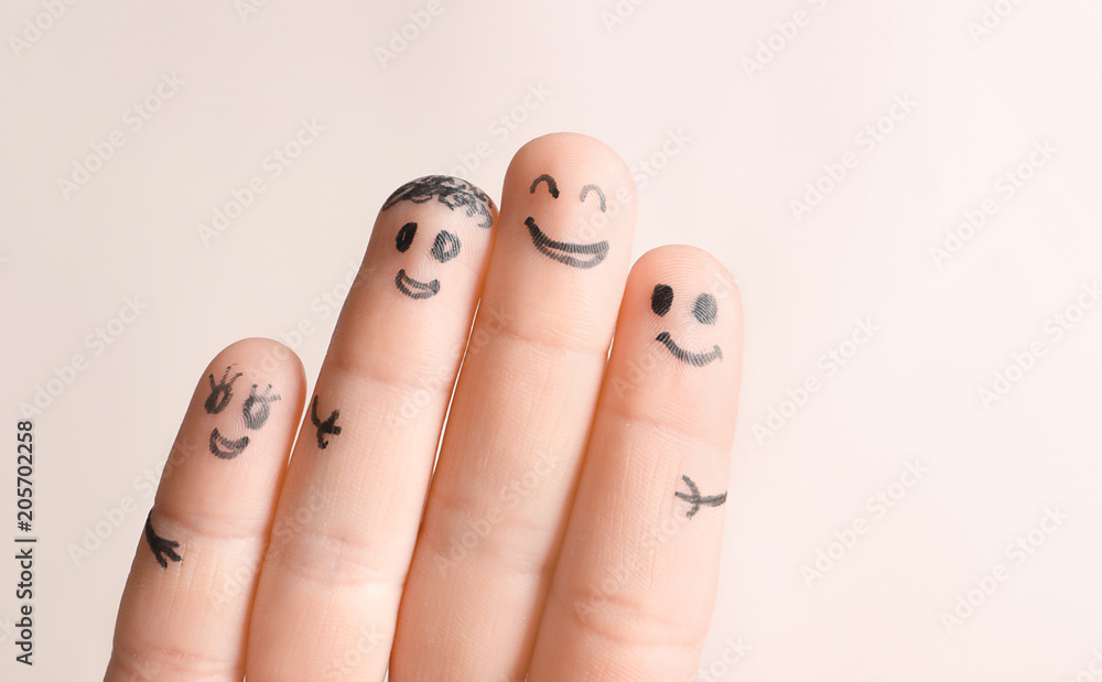 Finger Drawings Faces