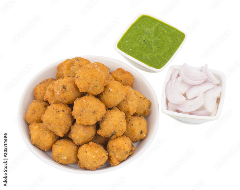 Indian Spicy Street Food Dal Vada Also Know as Moong Dal Vada, Pakoda ...