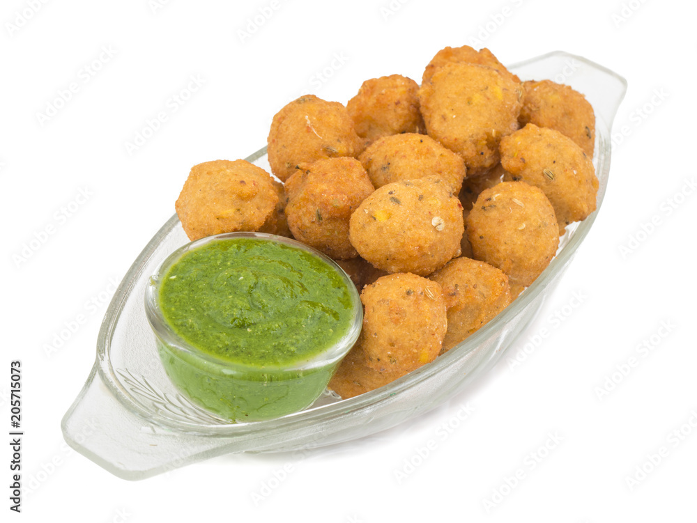 Indian Spicy Street Food Dal Vada Also Know as Moong Dal Vada, Pakoda ...