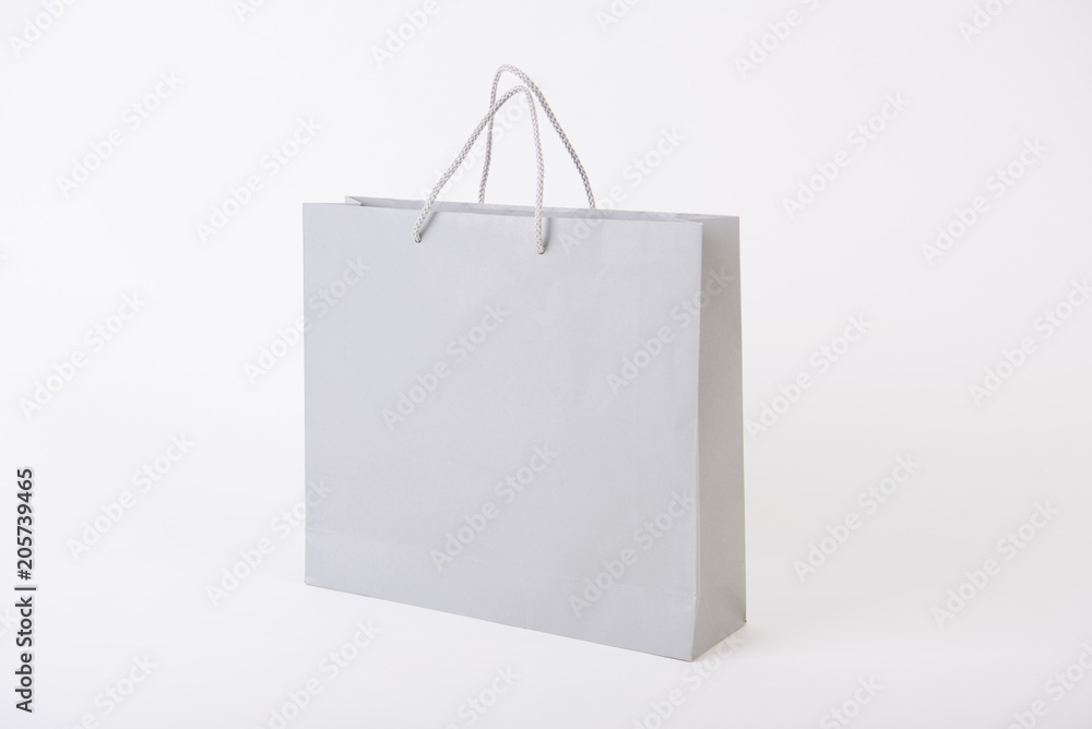Blank paper bag for mockup template advertising and branding background ...