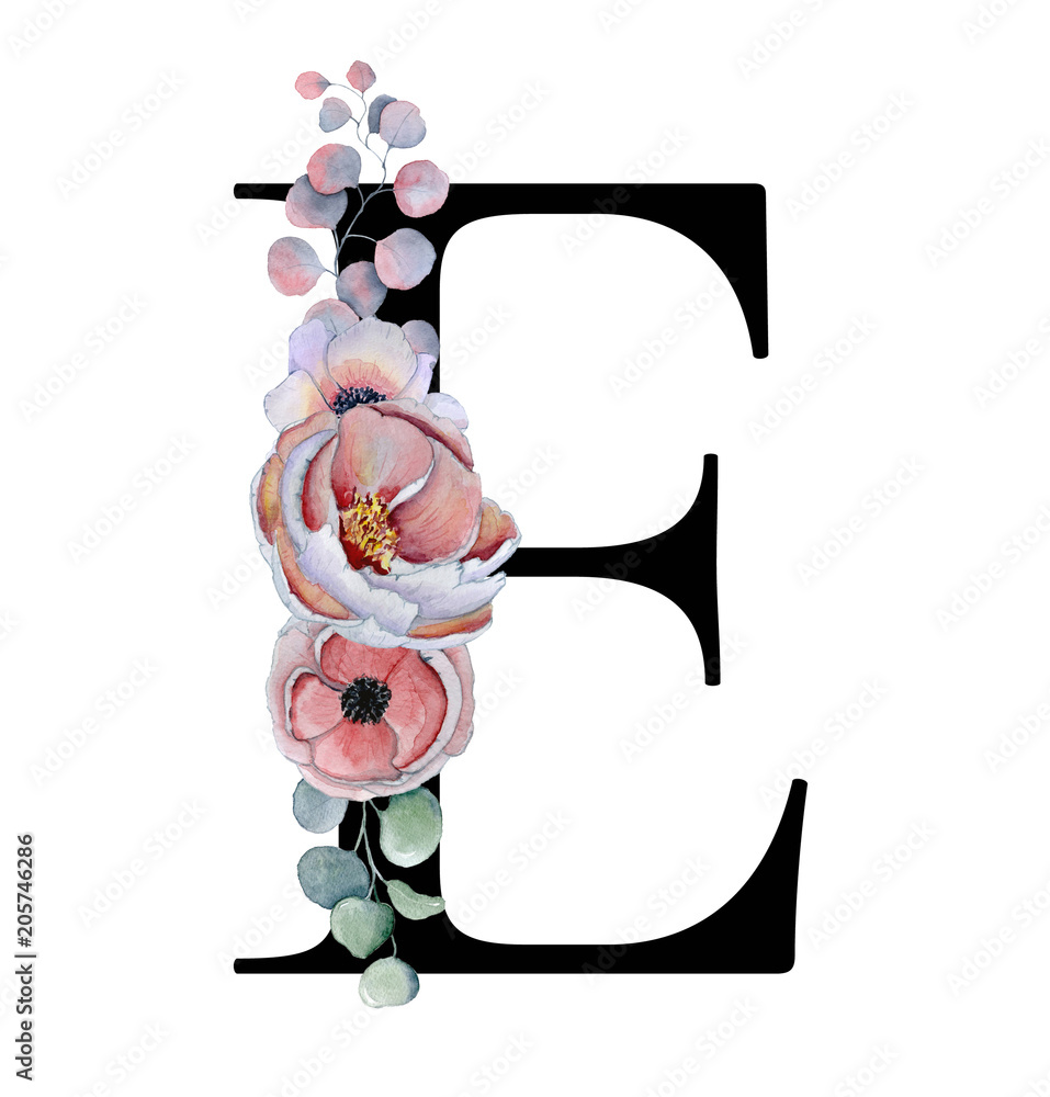 E Letter Design