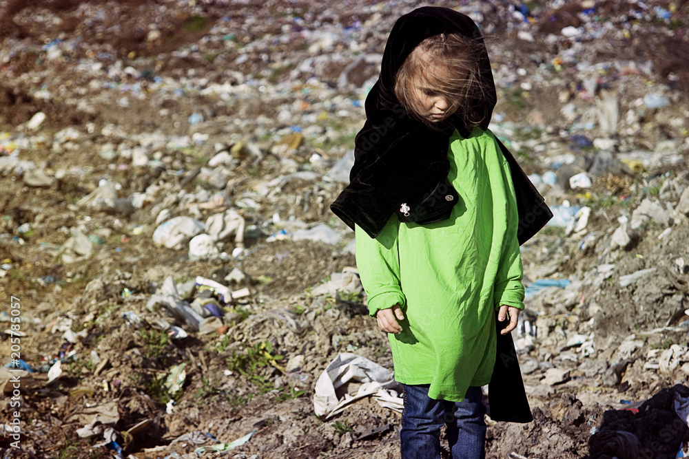 Homeless Child Crying