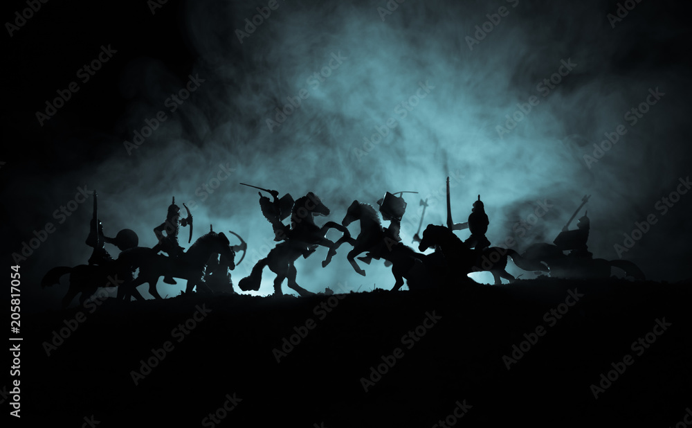 Medieval Battle Scene