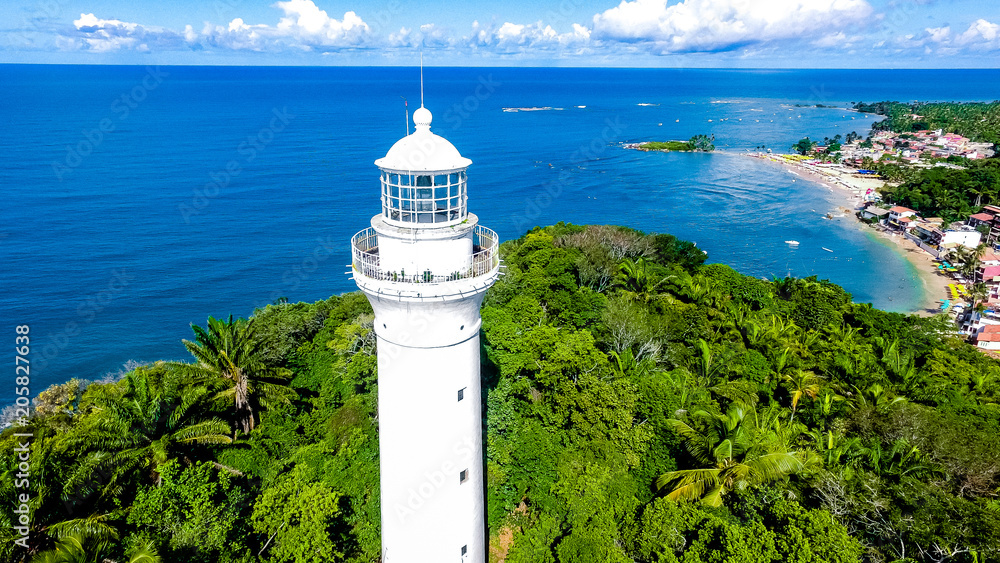 Farol do Morro de São Paulo Stock Photo | Adobe Stock