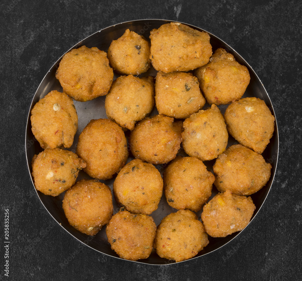 Indian Spicy Street Food Dal Vada Also Know as Moong Dal Vada, Pakoda ...
