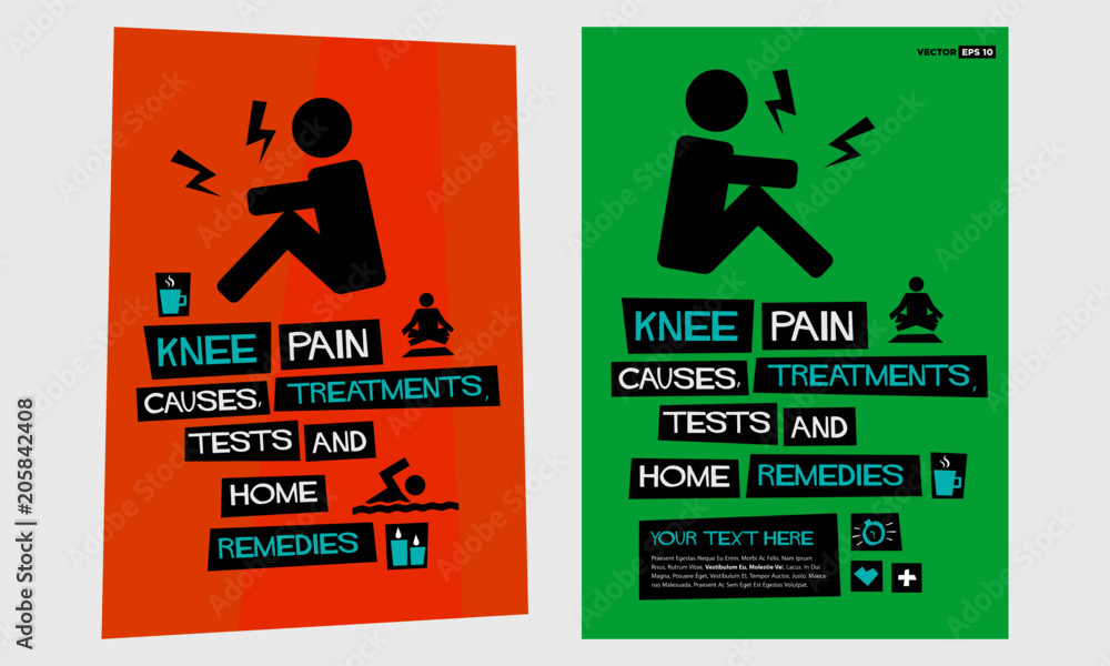Knee Pain Causes, Treatments, Tests, and Home Remedies Retro Style ...