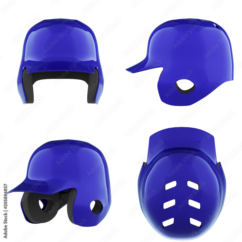 Baseball Helmet Side View