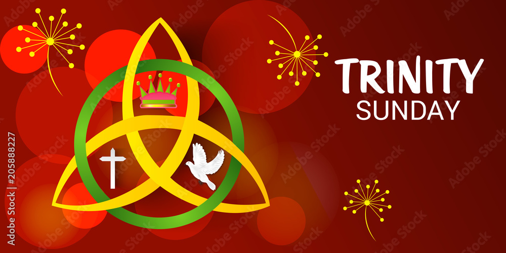 Trinity Sunday Stock Illustration | Adobe Stock