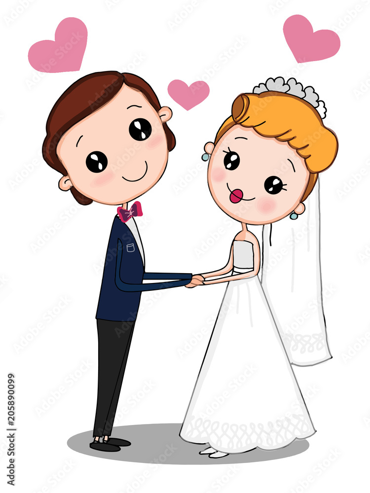 Cute Wedding Cartoon