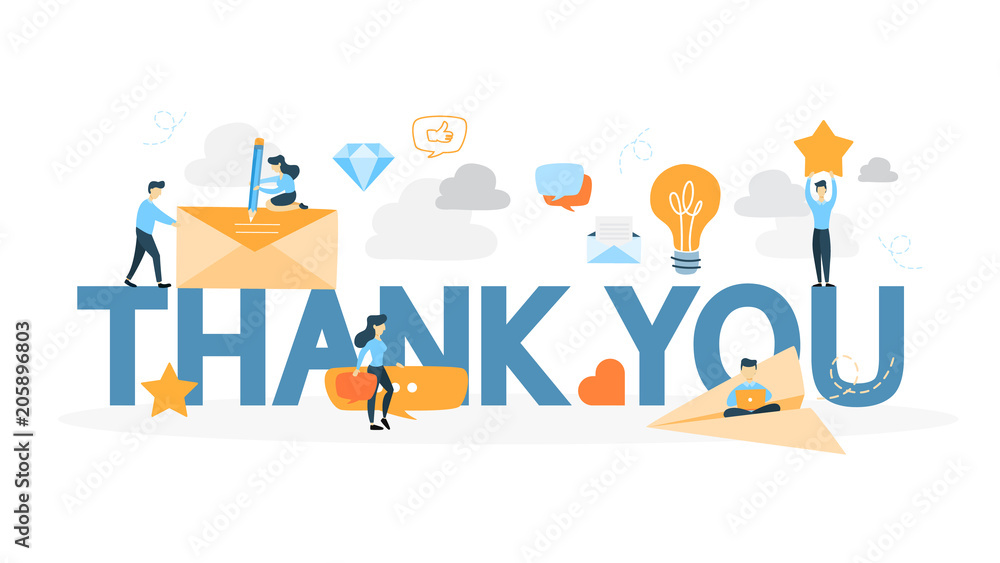 Thank you sign. Stock Vector | Adobe Stock