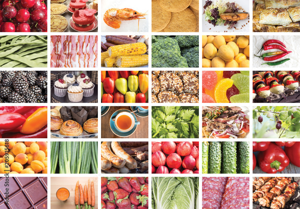Healthy Food Collage