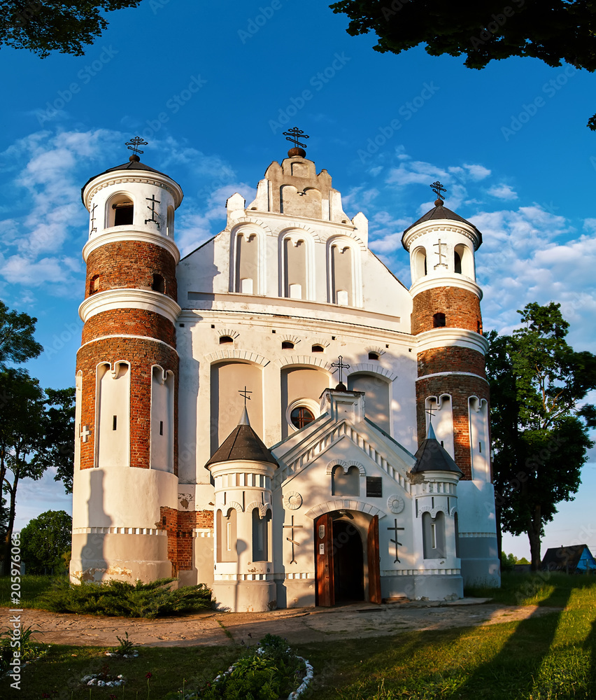 Orthodox Fort Church in the village of Murovanka in honor of the birth ...