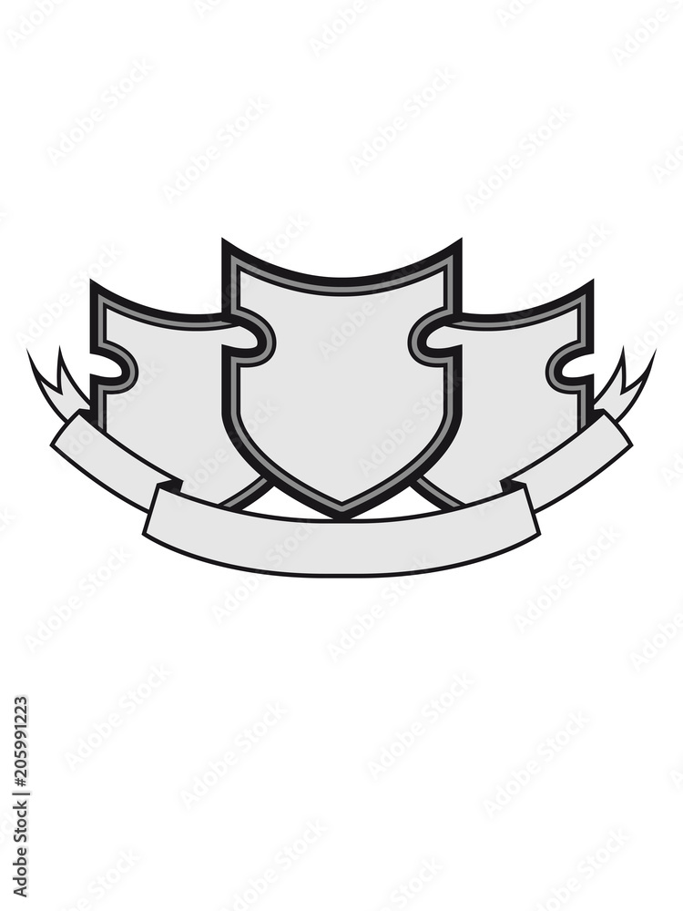 3 schilder wappen emblem rahmen banner design logo text schreiben name ...