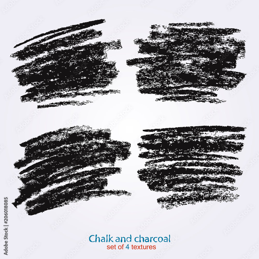 Smears are chalk. Vintage textures on a blackboard. High resolution ...