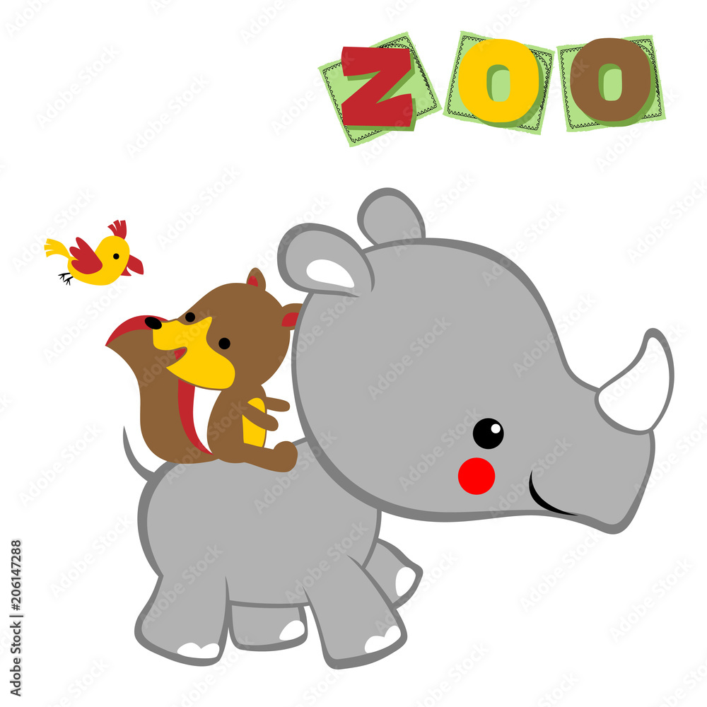 Baby Zoo Animals Cartoon