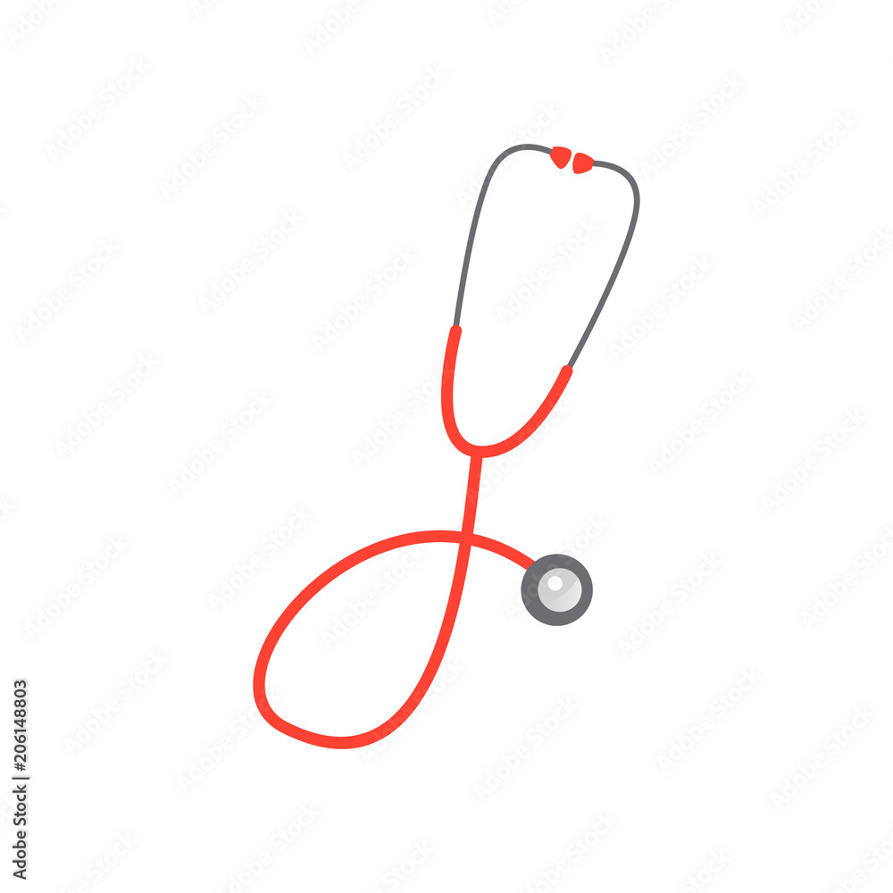 stethoscope vector illustration. cartoon of stethoscope. medicine ...