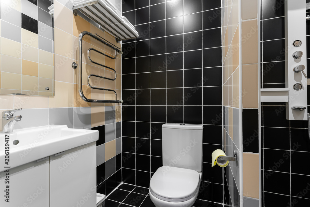 Simple Hotel Bathroom