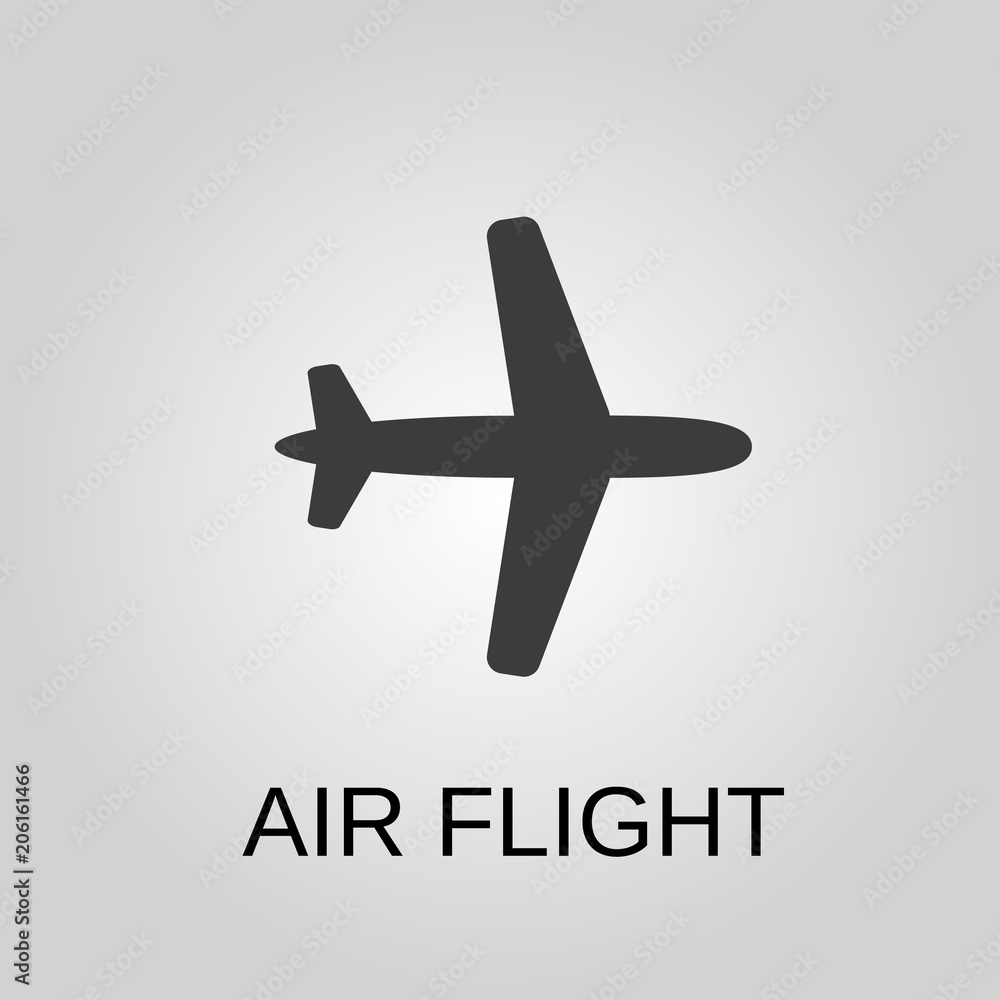 Air flight icon. Air flight symbol. Flat design. Stock - Vector ...