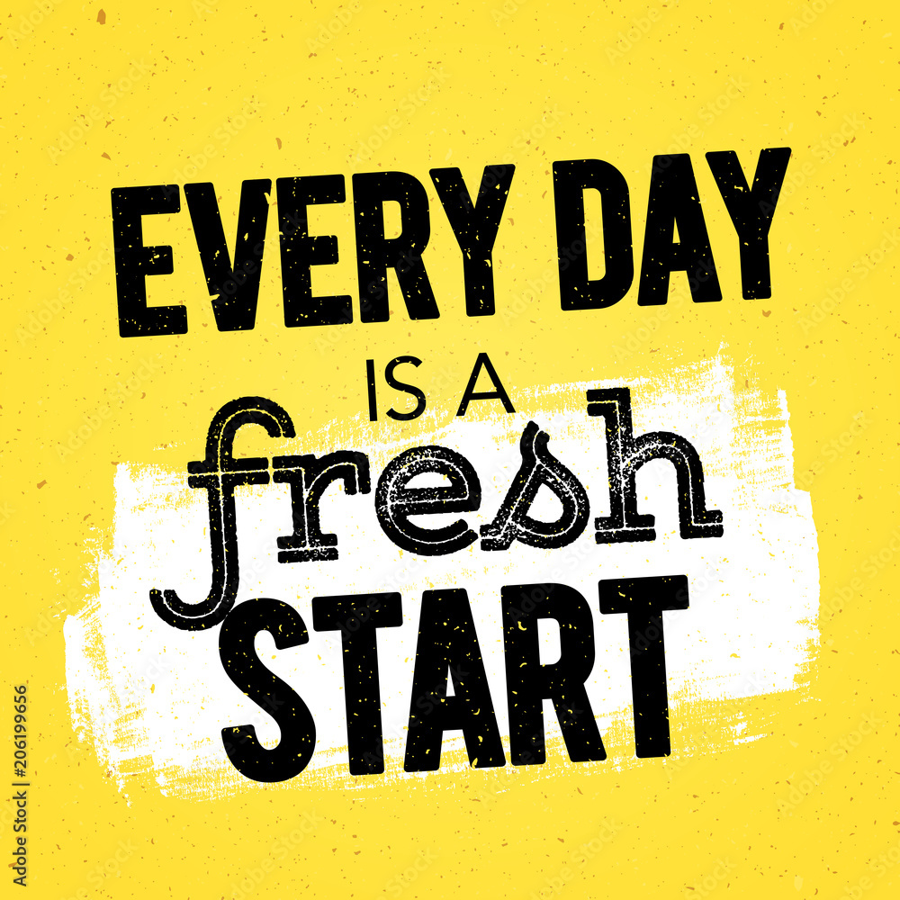 Vector Illustration Typography Banner Design Concept every day is a ...