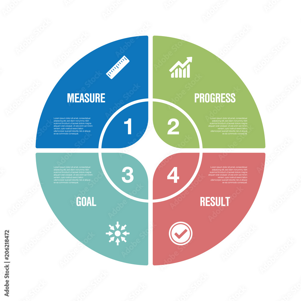Assessment Infographic Icon Set Stock Vector | Adobe Stock