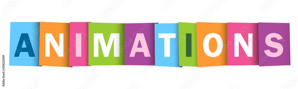 Icône "ANIMATIONS" Stock Vector | Adobe Stock