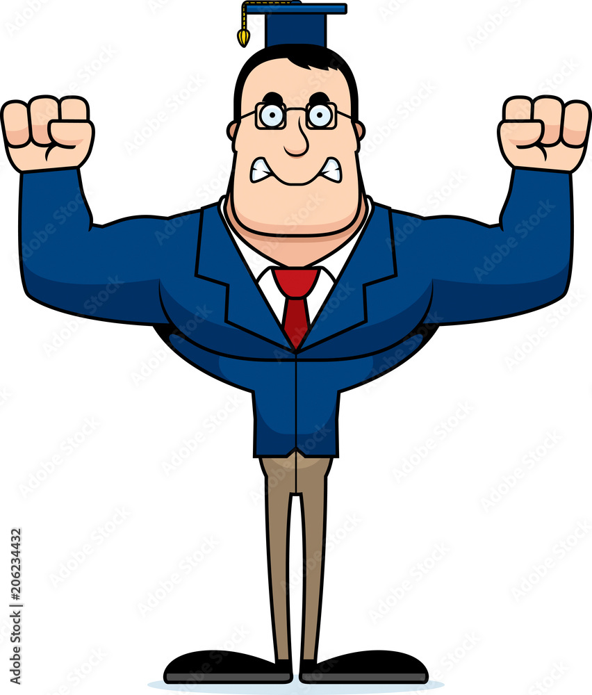 Mad Teacher Cartoon
