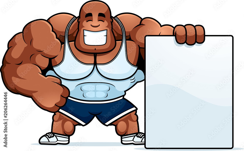 Cartoon Trainer Sign Stock Vector | Adobe Stock