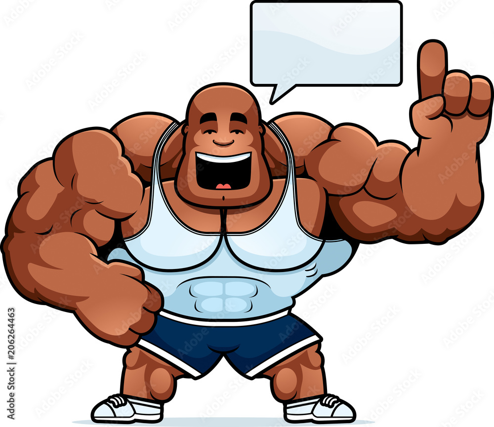 Cartoon Trainer Talking Stock Vector | Adobe Stock