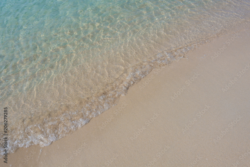 Beautiful background clean beach in summer. Royalty high-quality free ...