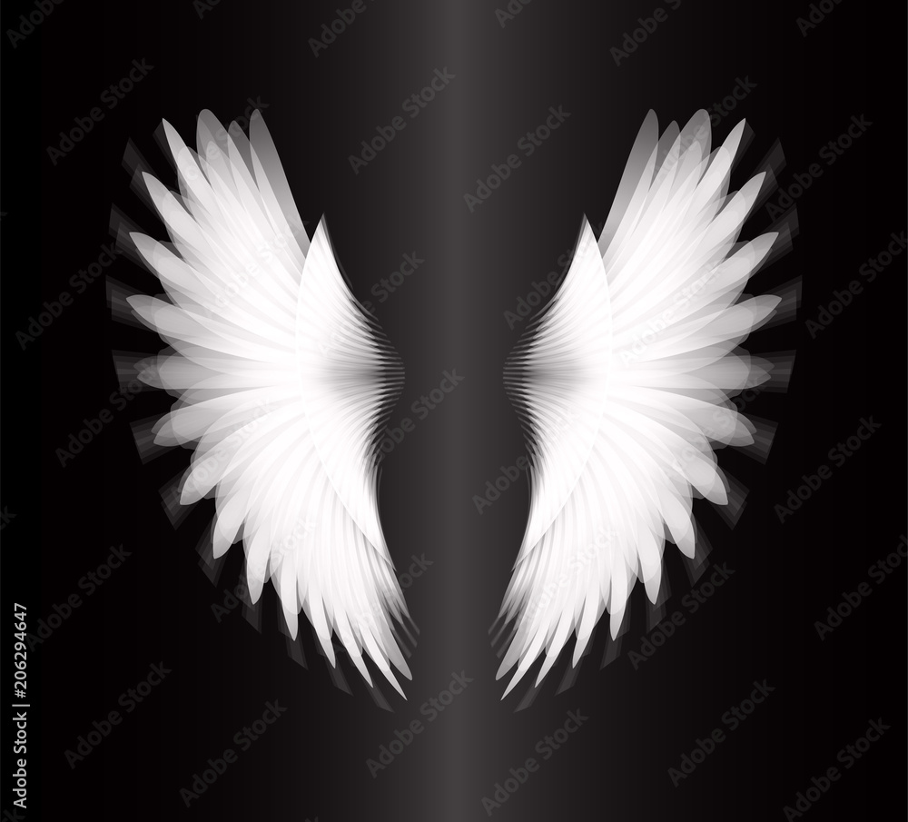 Glowing Angel Wings