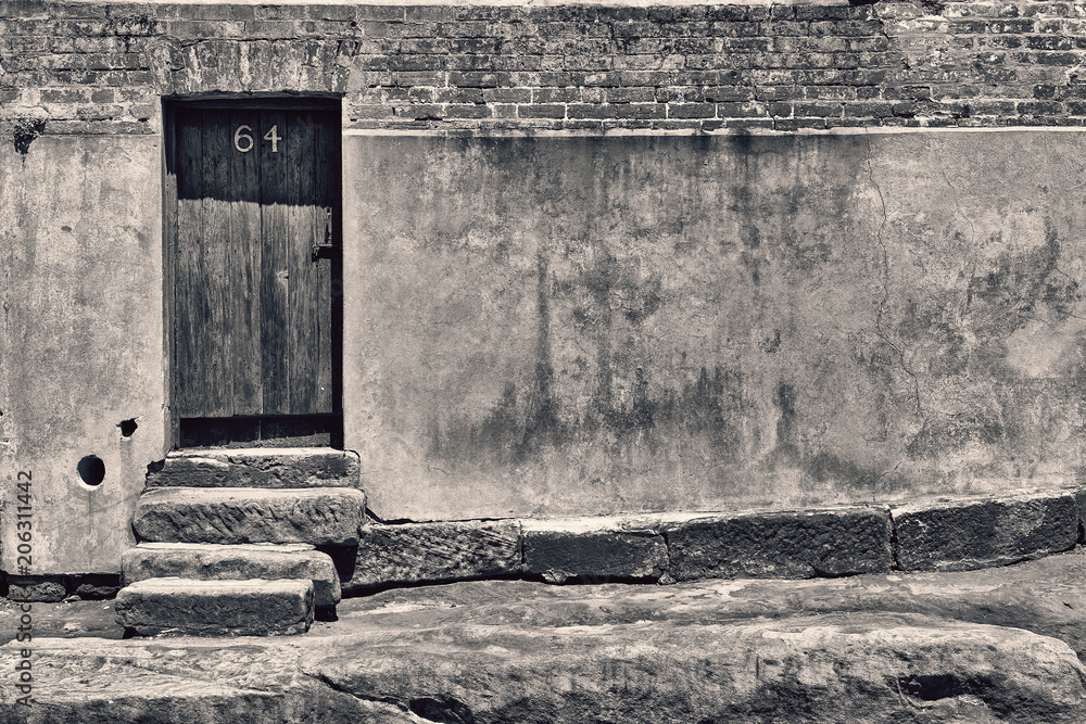 Poster Back door of a historic old building – Wall Art | UkPosters