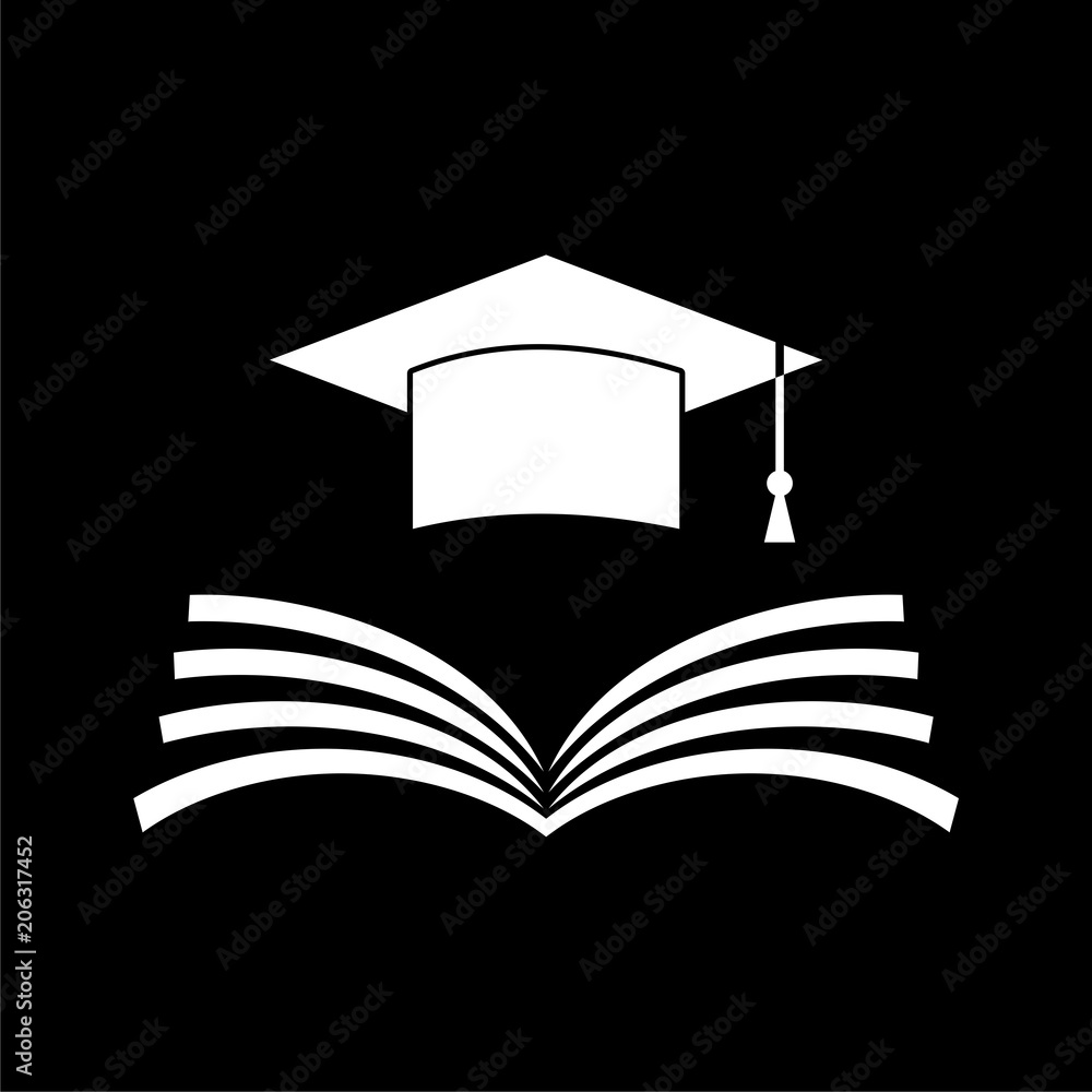 Education Icons Black And White