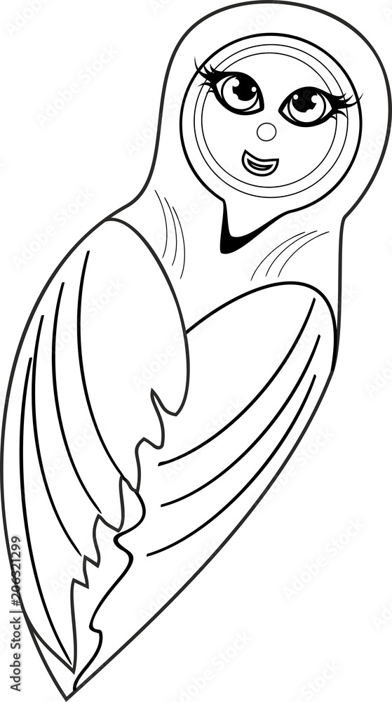 Pupa Monarch Sketch Coloring Page