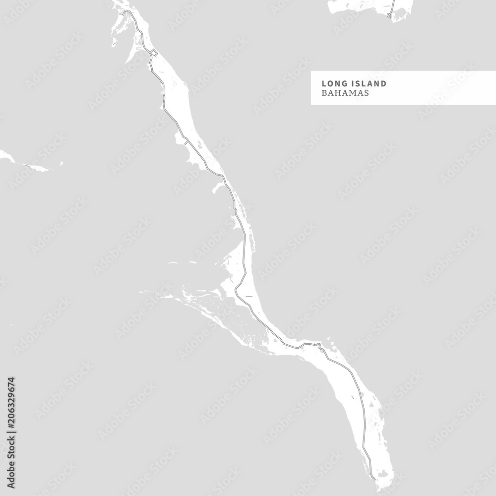 Map of Long Island Stock Vector | Adobe Stock