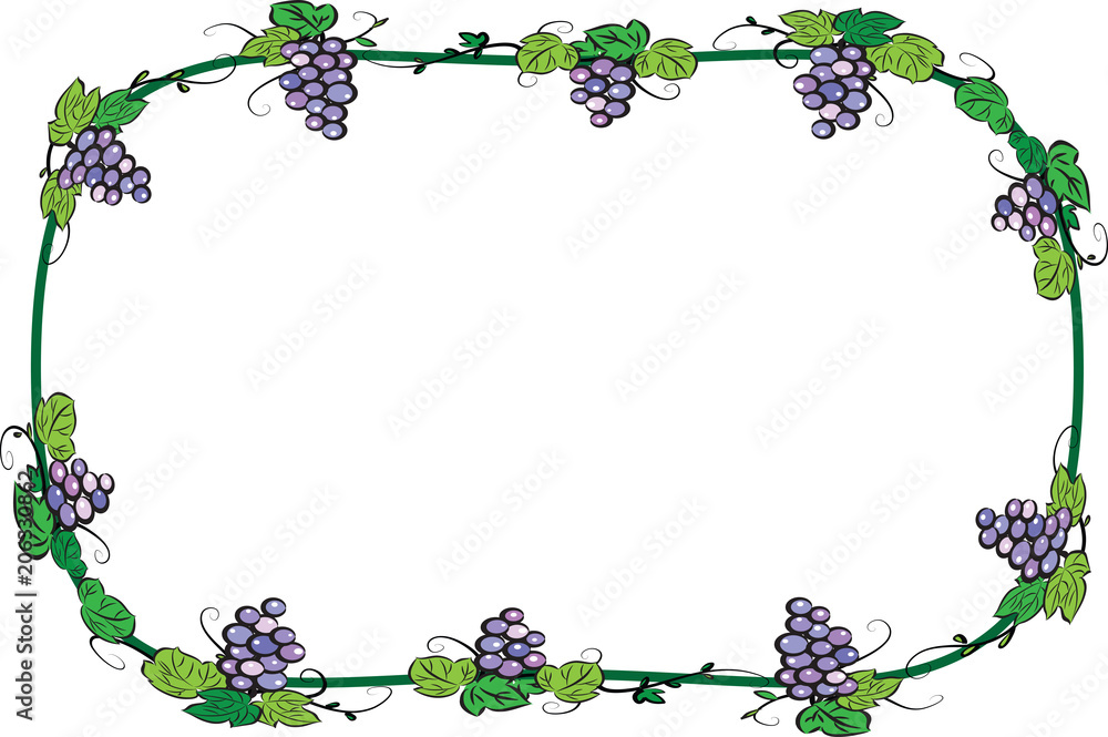 grapes background design Stock Vector | Adobe Stock