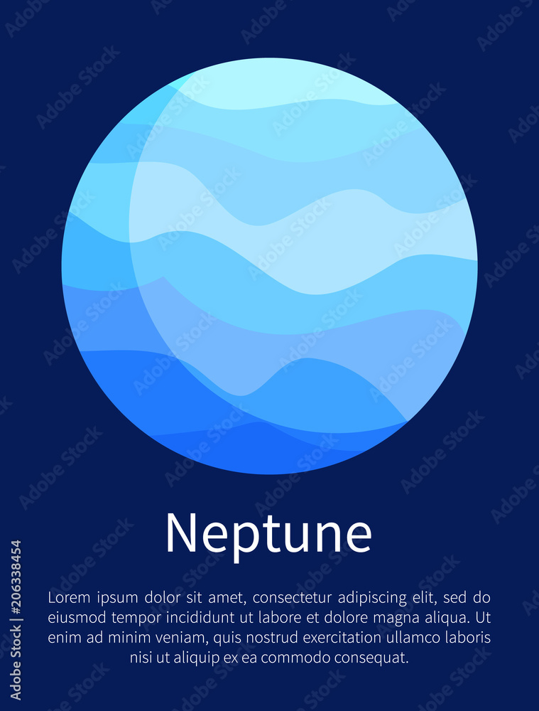 Neptune Planet Poster