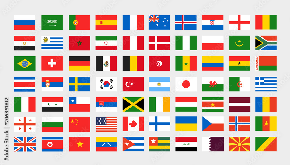 International Flags Clip Art