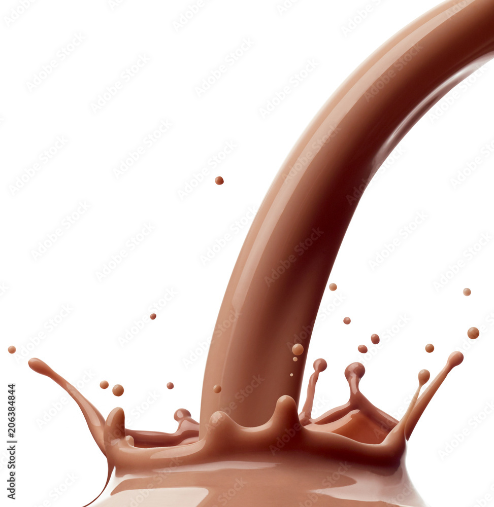 chocolate milk splash drink beverage dairy drop Stock Photo | Adobe Stock