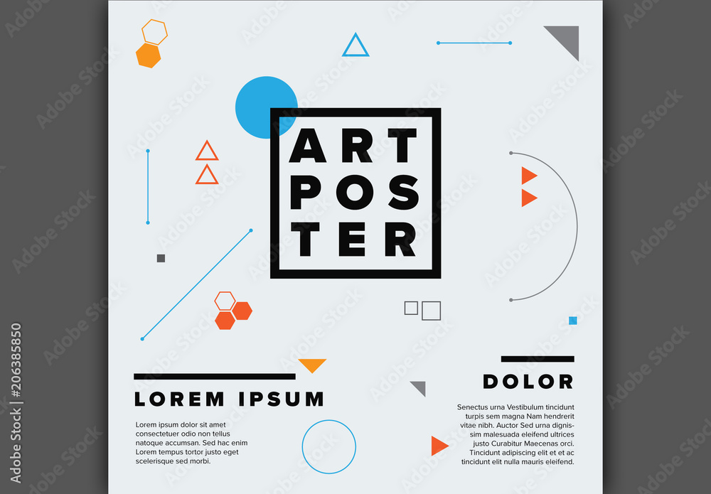 Art Event Graphic Layout Stock Template | Adobe Stock