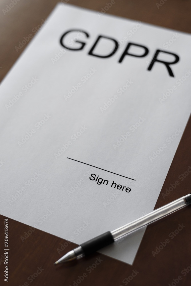 Foto de GDPR - General Data Protection Regulation - new law in European ...