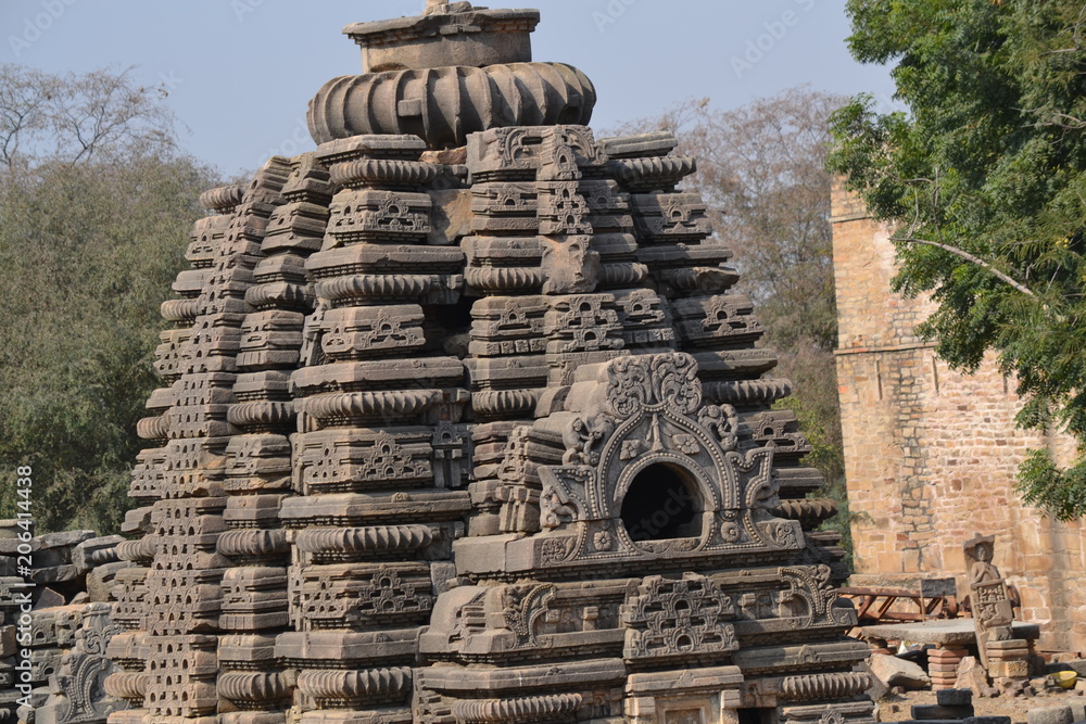 Standing alone! Only intact Shiva temple with in large group of ...