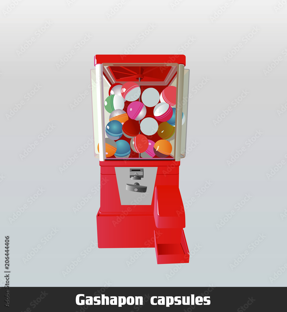 eps Vector image:Gashapon capsules Stock Vector | Adobe Stock