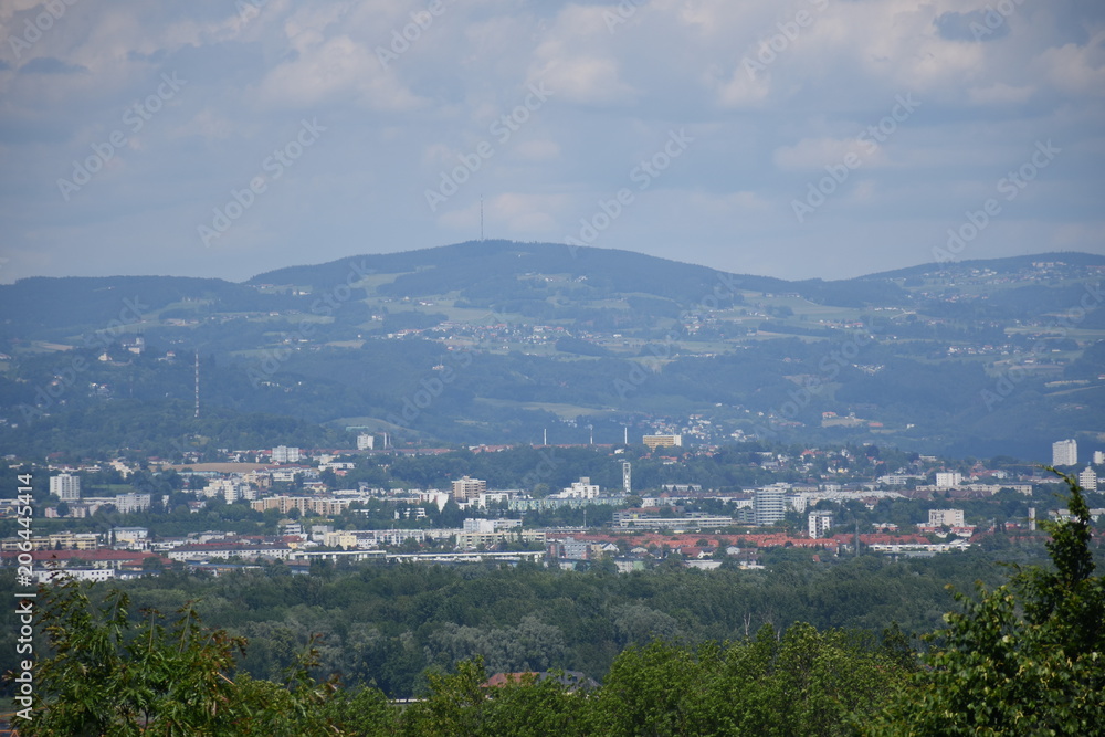 Ansfelden, Feld, Landwirtschaft, Hügel, Aussicht, Fernsicht, Acker ...